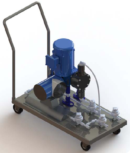 New Portable Dosing and Vacuum Carts