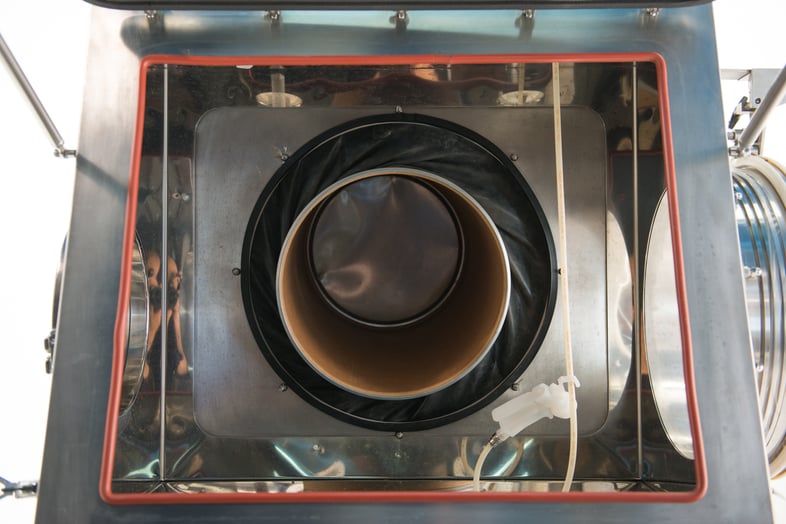 Contained Transfer of Solids to and from Drums