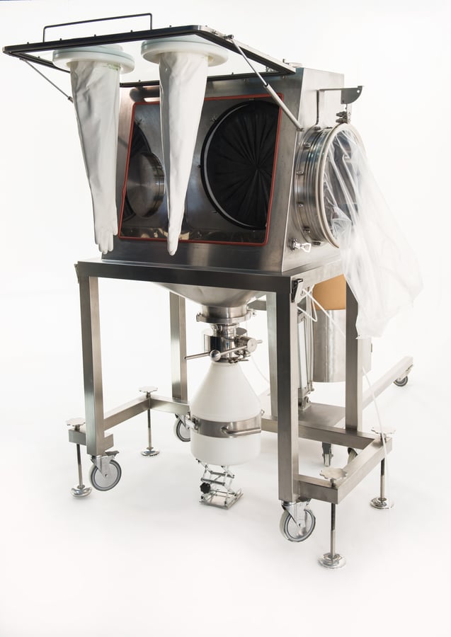 Contained Transfer of Solids to and from Drums