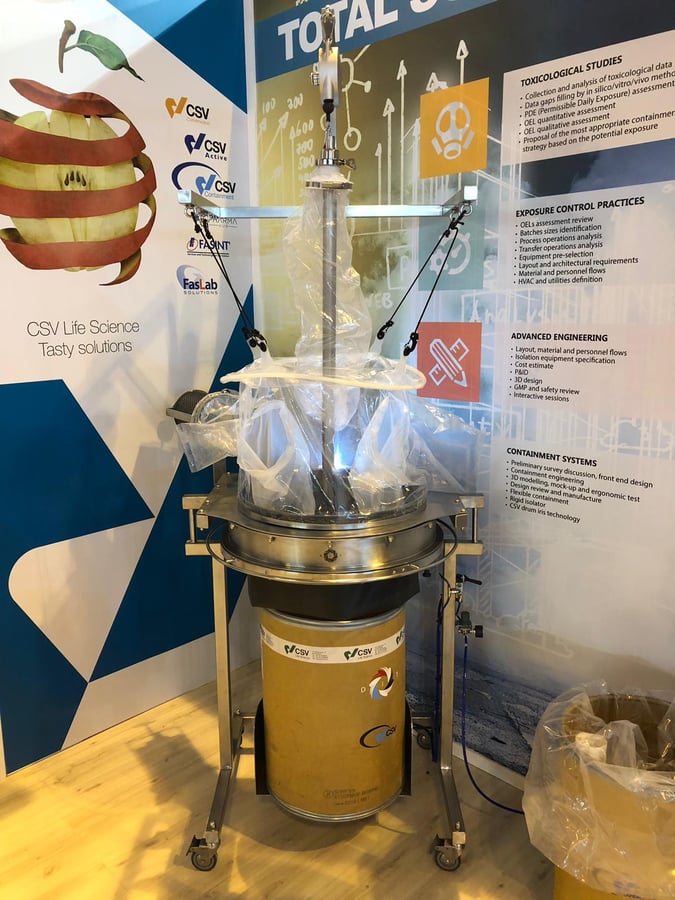 Contained Transfer of Solids to and from Drums